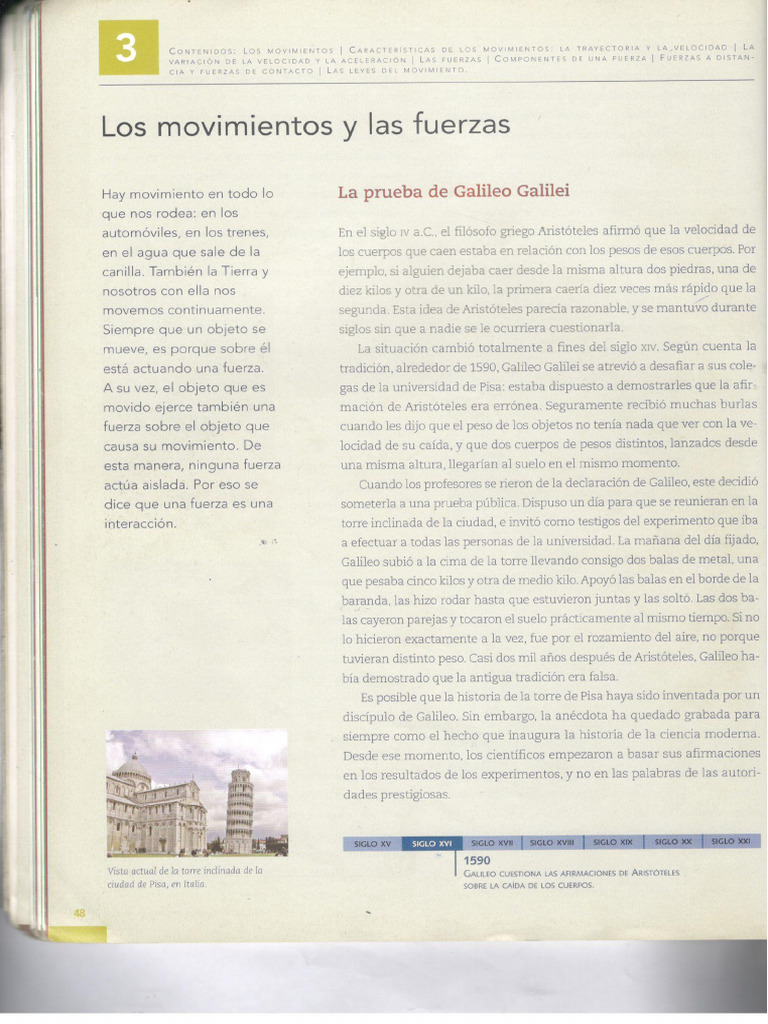 Los Movimientos y Las Fuerzas | PDF