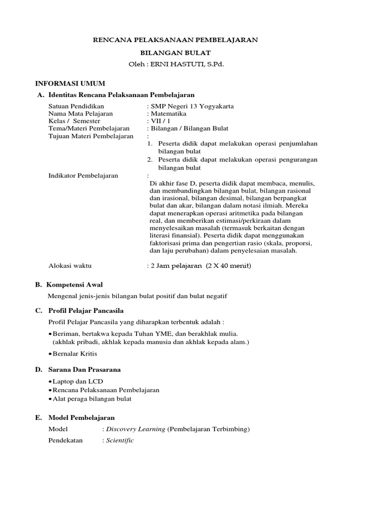 Contoh 2 LK | PDF