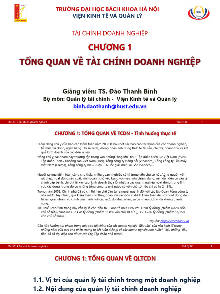 Chuong 1 Tong Quan Ve TCDN | PDF