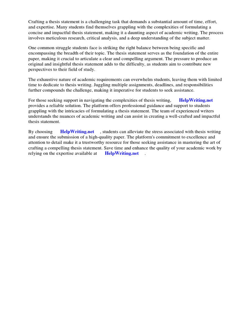 Practice Writing A Thesis Statement Worksheet | PDF | Essays | Thesis