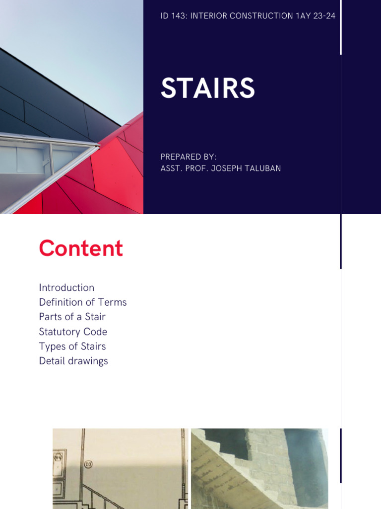 STAIRS | PDF | Stairs | Components