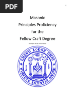 Entered Apprentice Study Guide | PDF | Freemasonry | Masonic Lodge