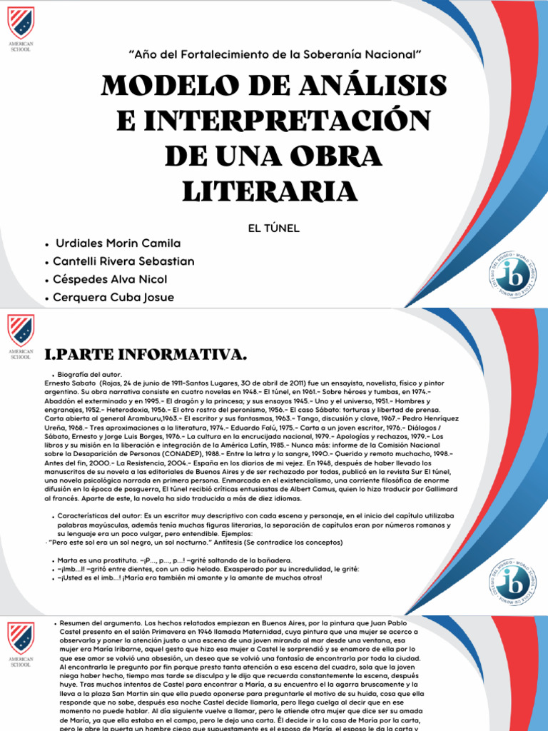 Modelo de Analisis e Interpretacion de Una Obra Literaria | PDF