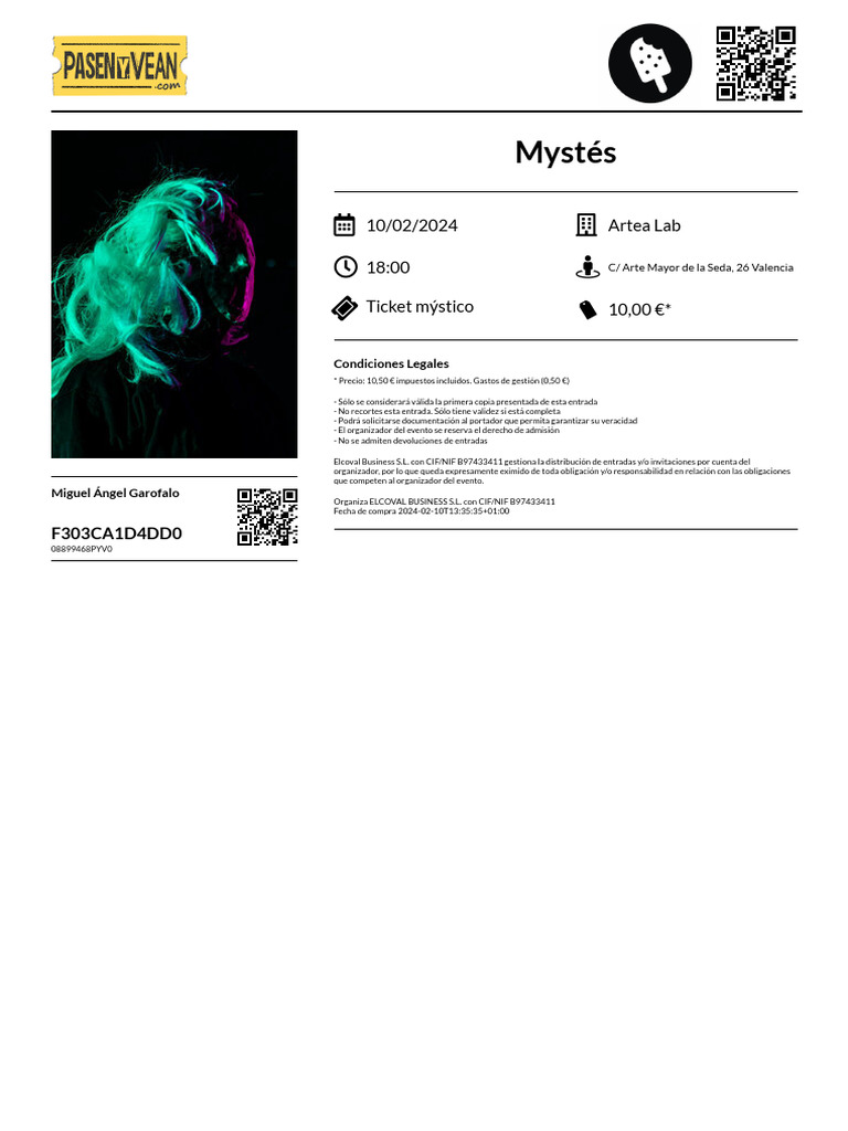 Mystic Entradas | PDF
