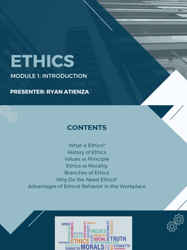 Module 1 Ethics | PDF