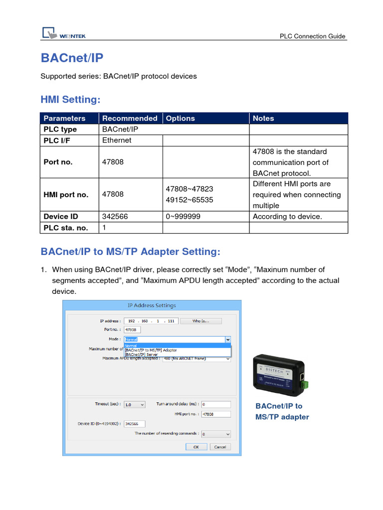 BACnet_IP | PDF | Programmable Logic Controller | Internet Protocols