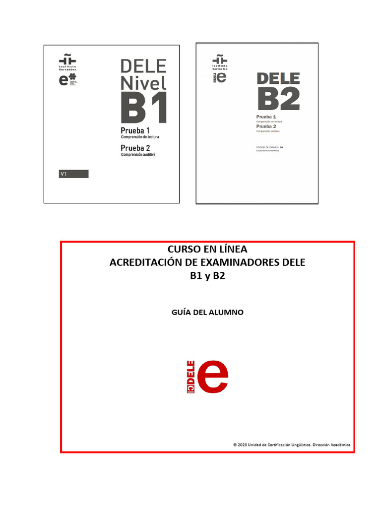 B1-B2 - Guía Del Alumno - 2023 | Descargar gratis PDF | Calificaciones | Evaluación y evaluación ...