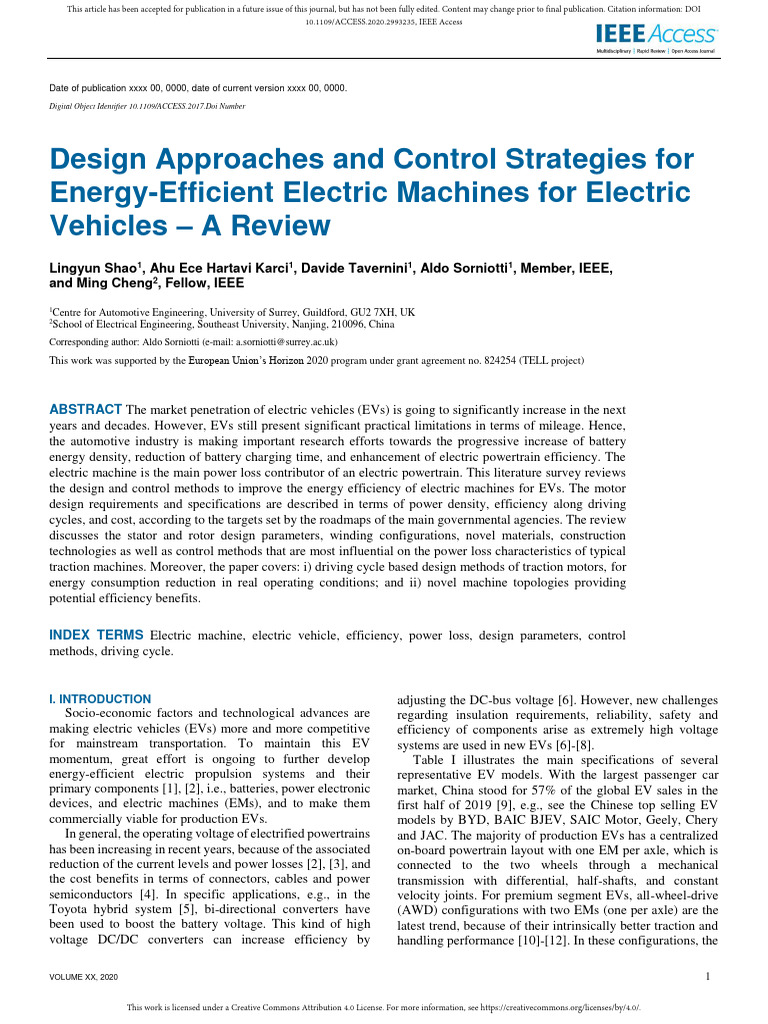 Design Approaches and Control Strategies For Energ | PDF | Electric ...