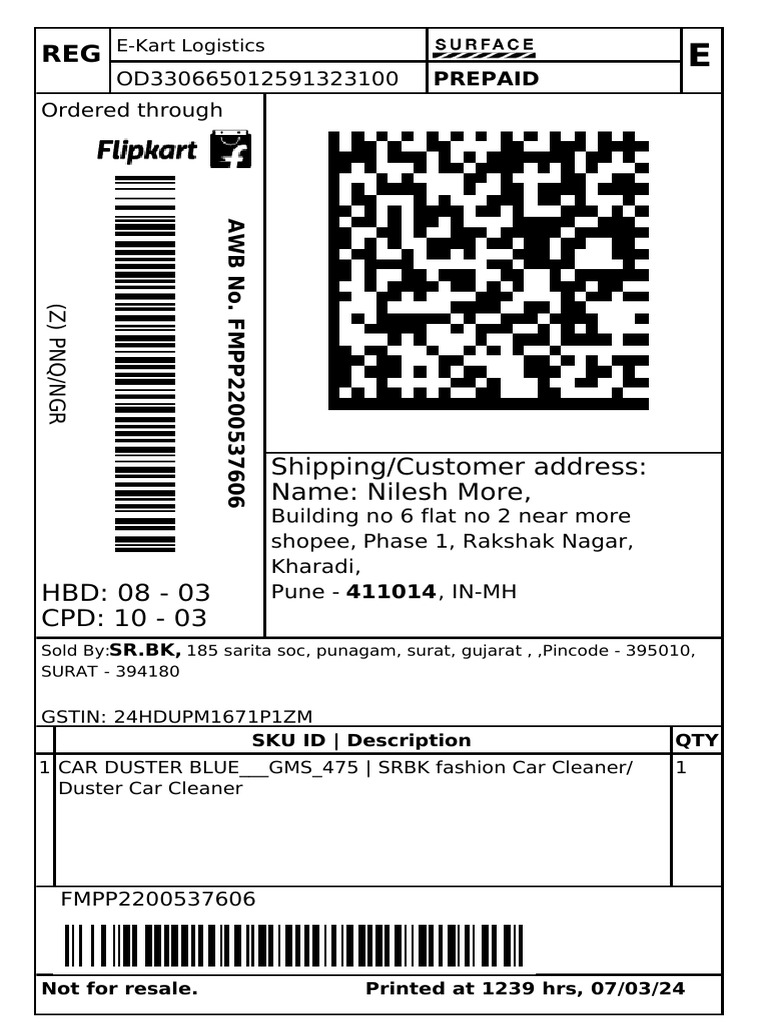 Ecropper_Flipkart_Flipkart-Labels-07-Mar-2024-12-39 | PDF | Government ...