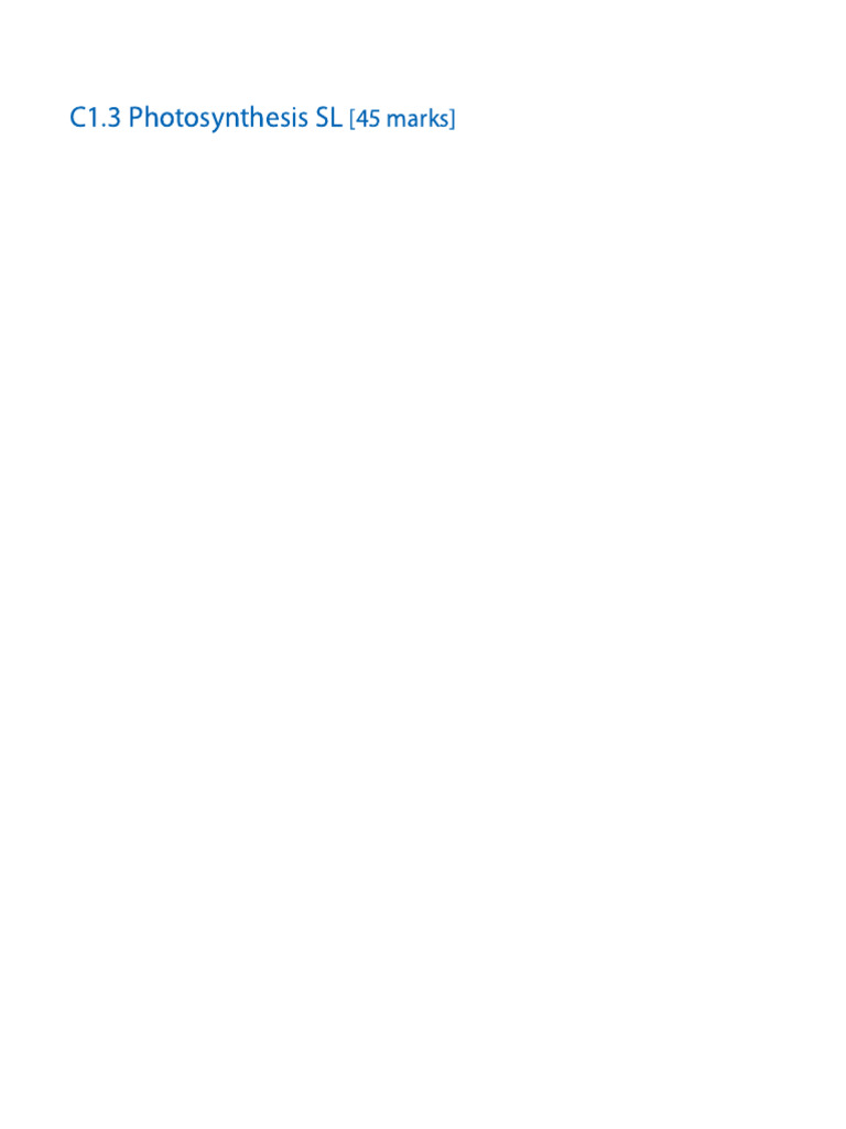 Photosynthesis Process and Experiments | PDF | Photosynthesis ...