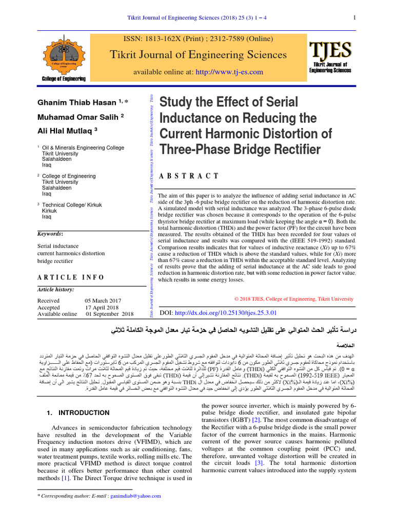 INDUCTANCE | Download Free PDF | Rectifier | Distortion