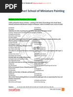 Class 12, Deccan School of Painting NOTES | PDF