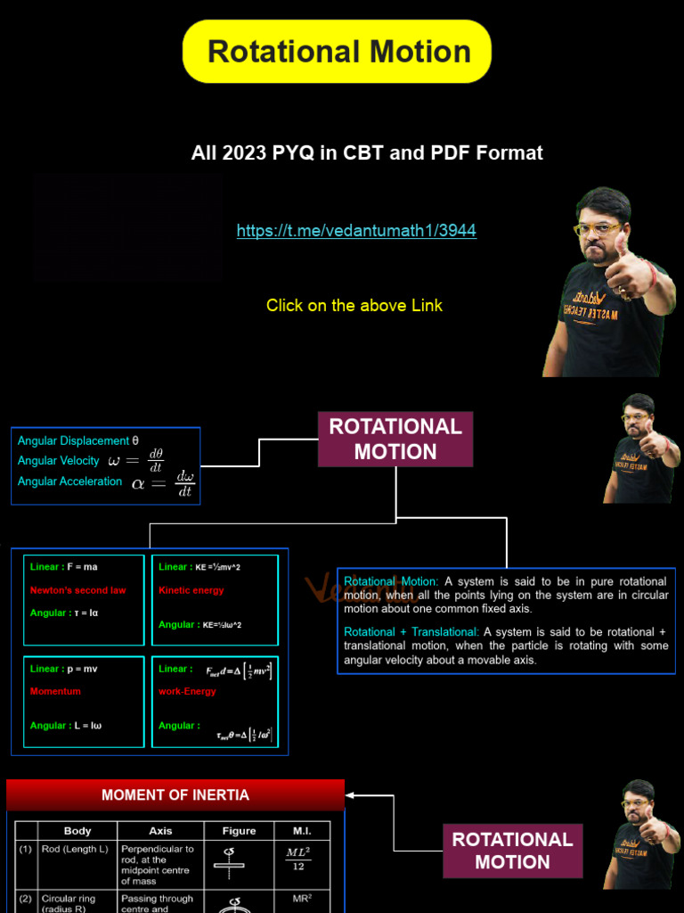 Rotational Motion (P-Inpo) | PDF | Science & Mathematics | Technology ...