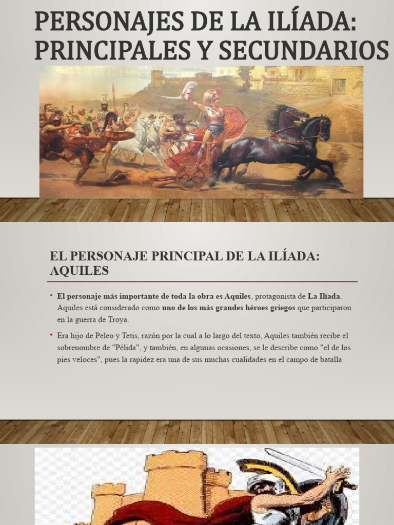 Personajes Clave de La Ilíada | PDF | Héctor | Aquiles