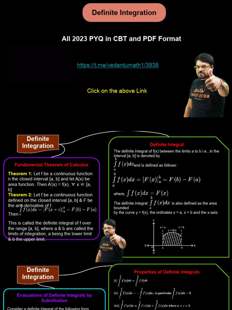 Definite Integrals (M-Inpo) | PDF