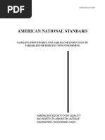 Tablas Ansi | PDF | Standard Deviation | Sample Size Determination