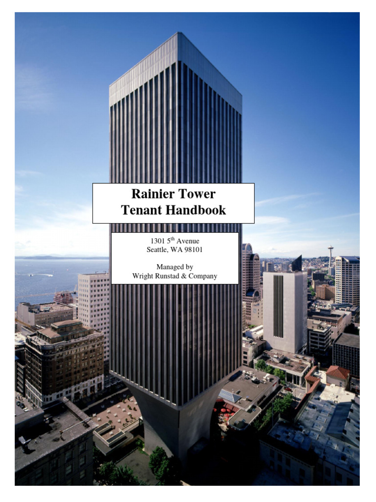 Rainier Tenant Handbook | PDF | Elevator | Recycling