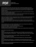 Teks MC Acara Ultah | PDF