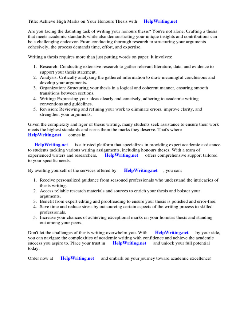 Honours Thesis Marks | Download Free PDF | Thesis | Graphical User ...