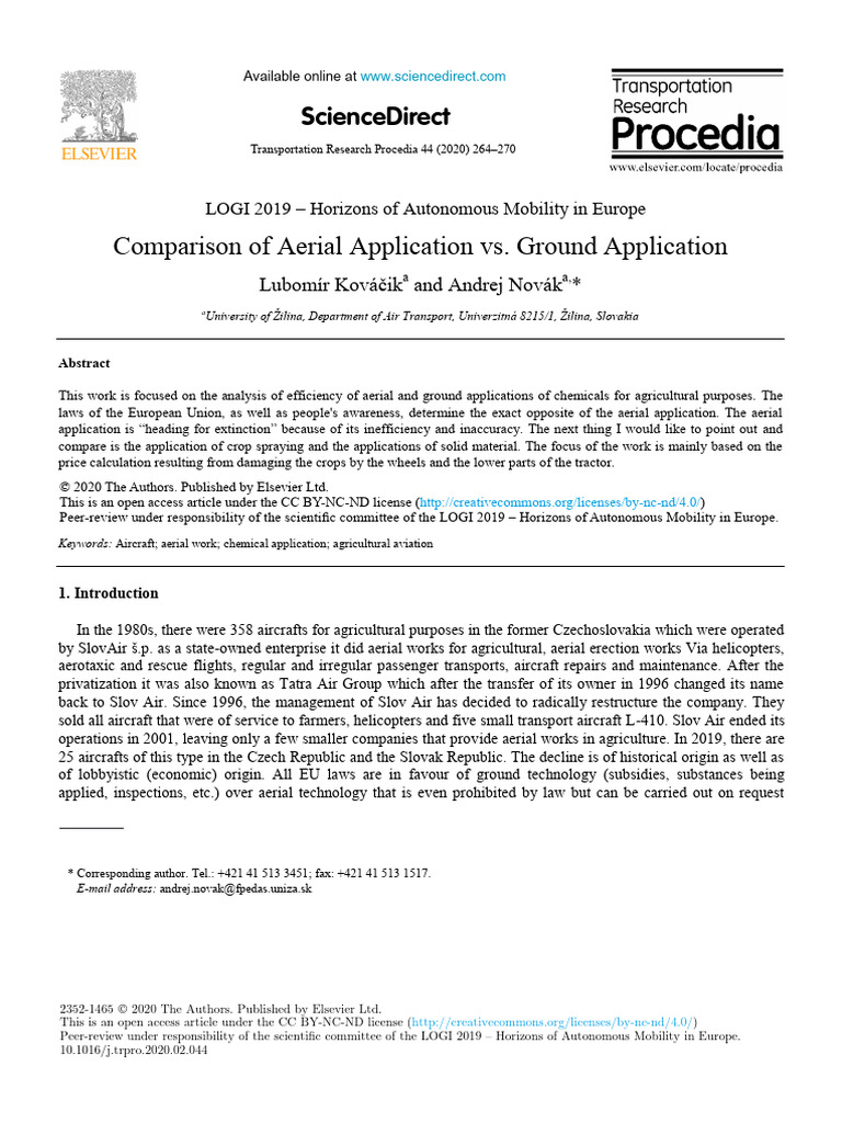 Comparison Aerial Vs Ground | PDF