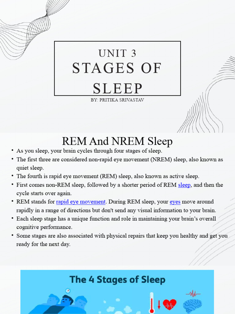 Stages of Sleep | PDF | Sleep | Rapid Eye Movement Sleep