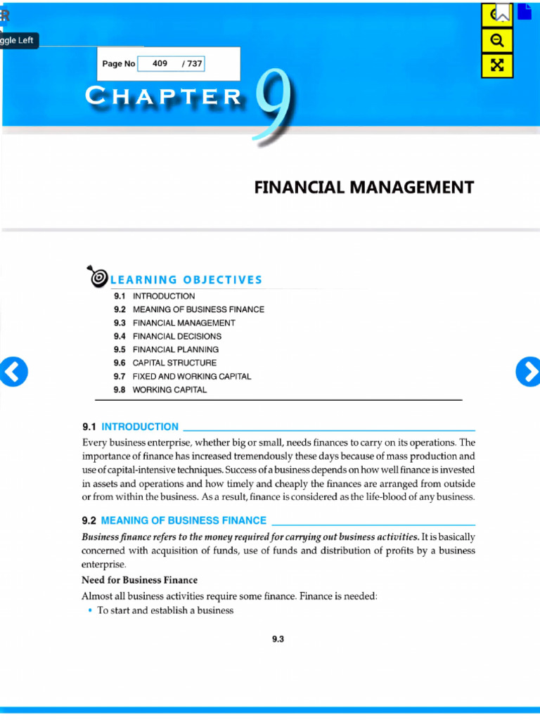 CH - 9 - Financial Management | PDF