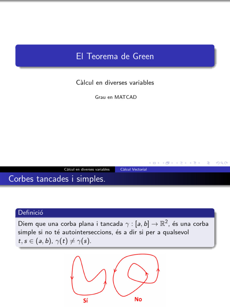 5. El Teorema de Green | PDF