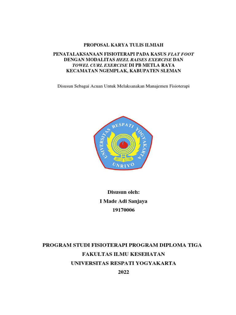 i Made Adi Sanjaya_proposal Dan Cv | PDF