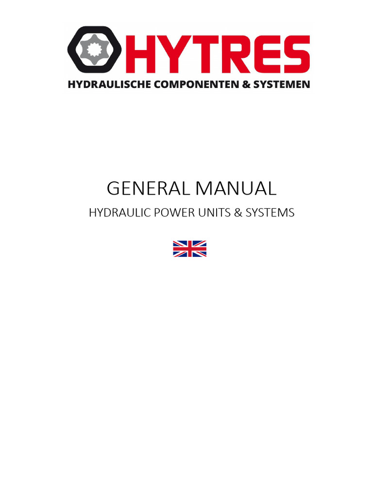 Hydraulic Power Units General Manual | PDF | Pump | Valve