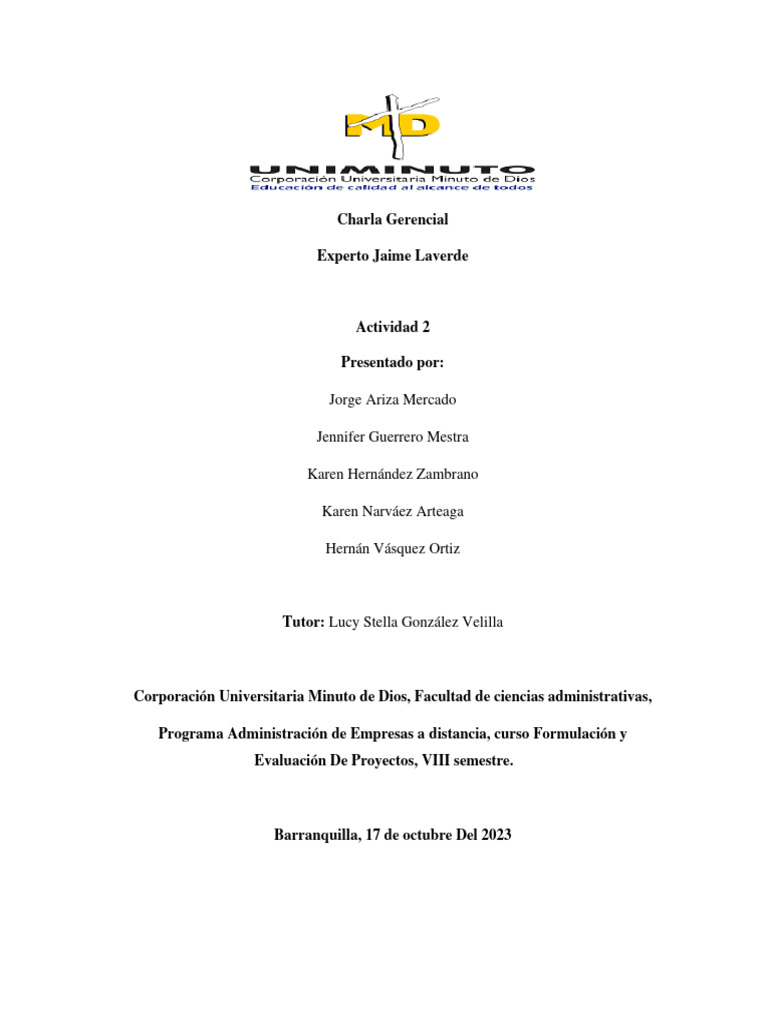 Actividad 3 | PDF | Liderazgo | Business