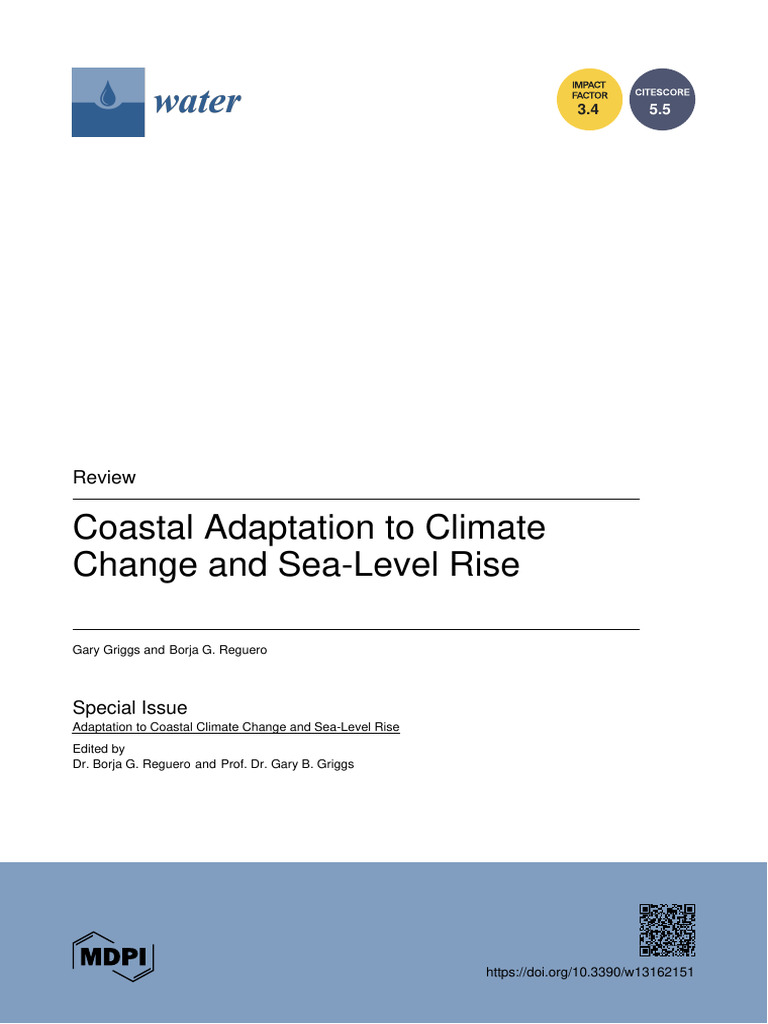Coastal Adaptation To Climate Change and Sea-Level Rise | PDF | Sea ...
