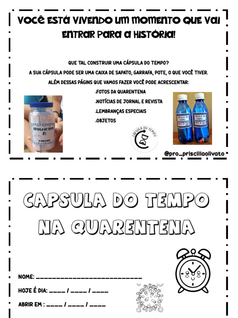 Capsula Do Tempo | PDF Capsula Do Tempo | PDF