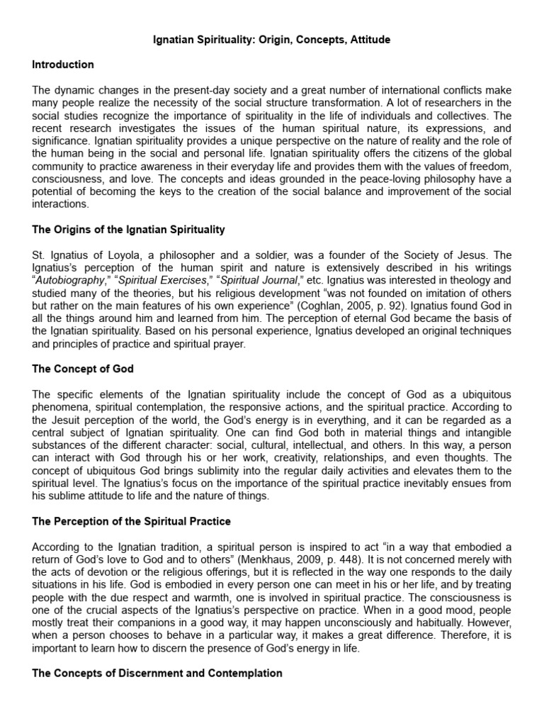 Group 4. Ignatian Spirituality | PDF | Spirituality | Christian Mysticism