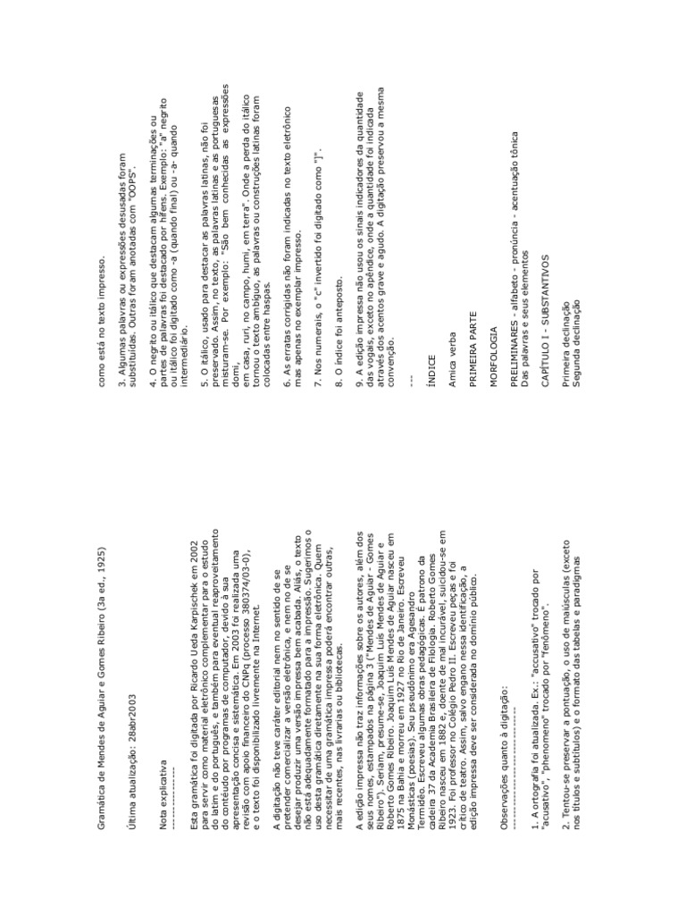 Nota Explicativa 1 | PDF