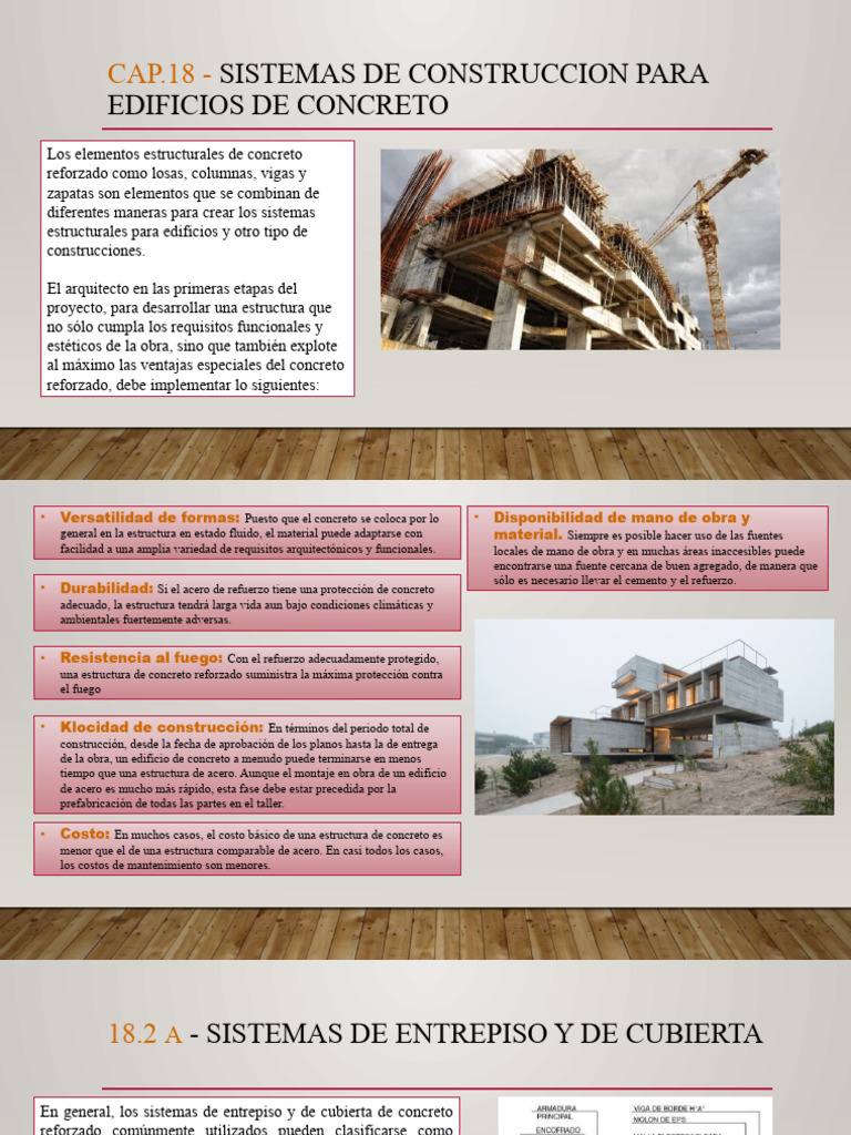 Sistemas de Construccion para Edificios de Concreto | PDF | Hormigón | Ingeniería de Edificación