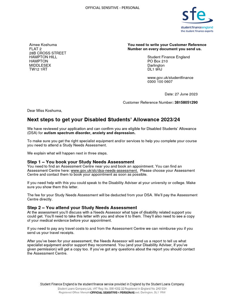 DSA Application Steps for 2023/24 | PDF | Health Care