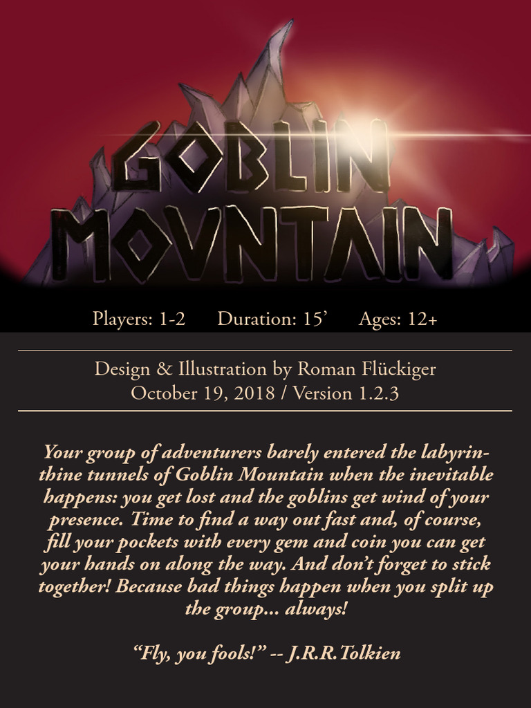Goblin Mountain-rules | PDF