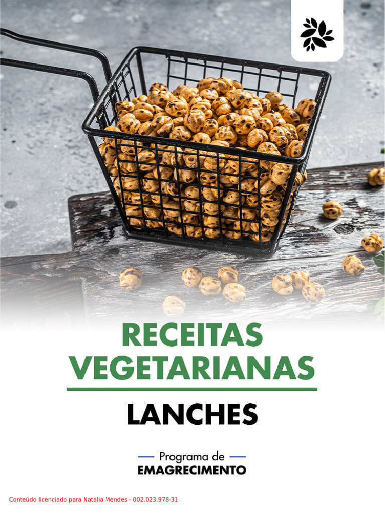 Receitasvegetarianas Lanches | PDF