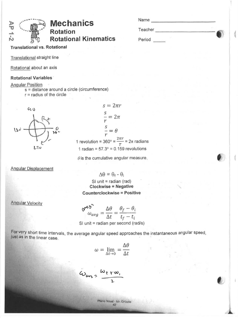 Rotational Motion | PDF