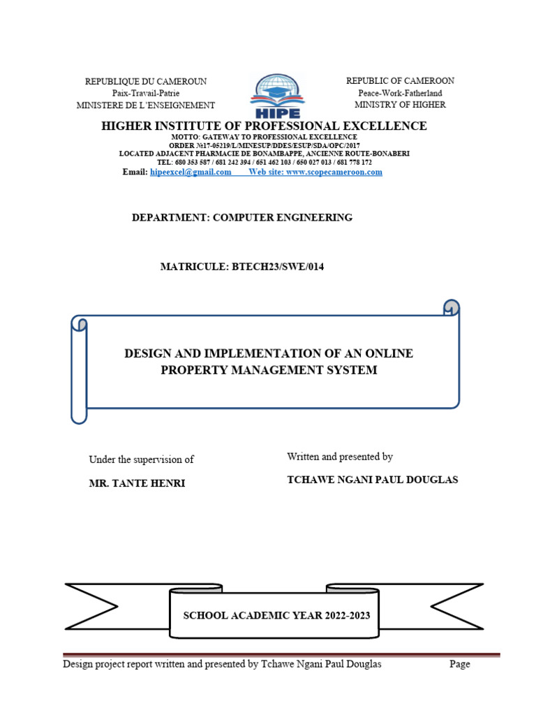 Report Property Management System | PDF