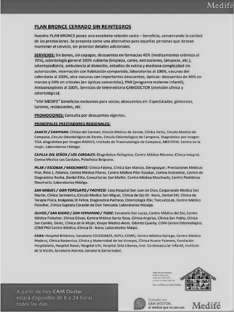 Plan Bronce Detallado | PDF