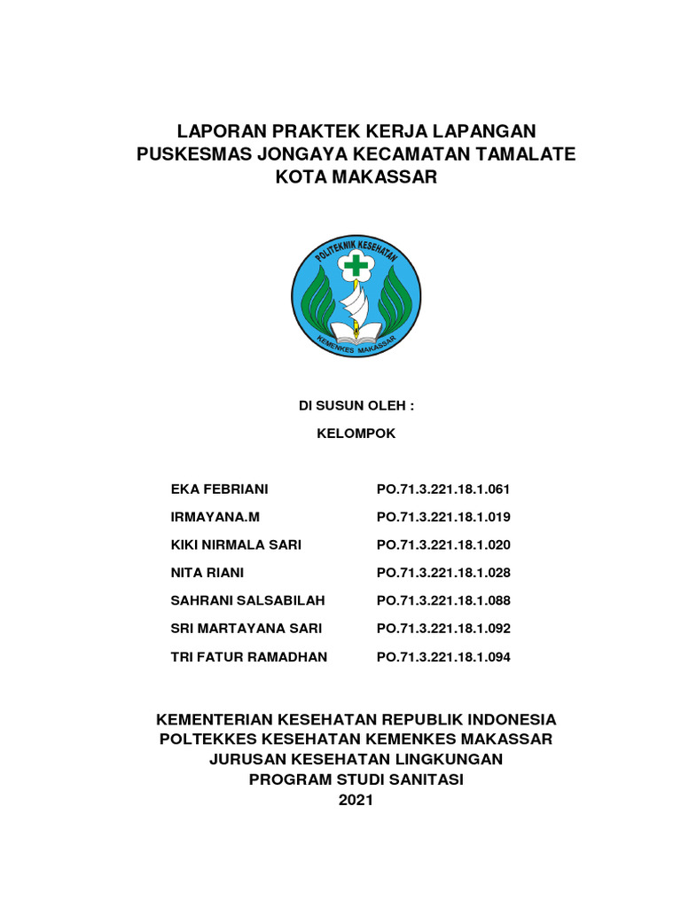 Lporan PKL Jongaya Fixx | PDF