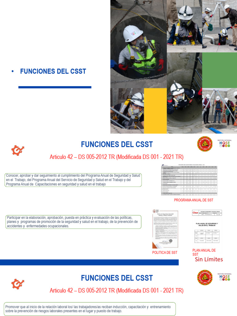 Funciones Del CSST | PDF | Derecho laboral