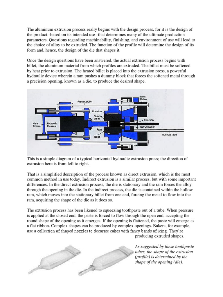 Tooth Paste-Extrusion | PDF | Extrusion | Industrial Processes