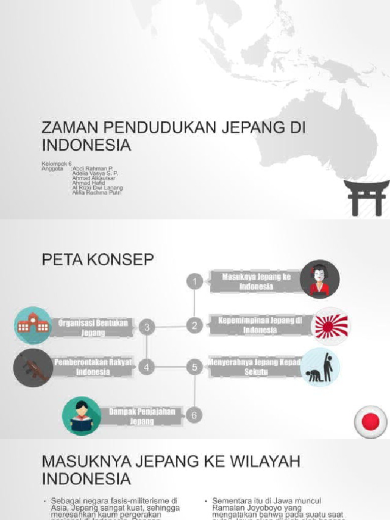 Zaman Pendudukan Jepang Di Indonesia | PDF