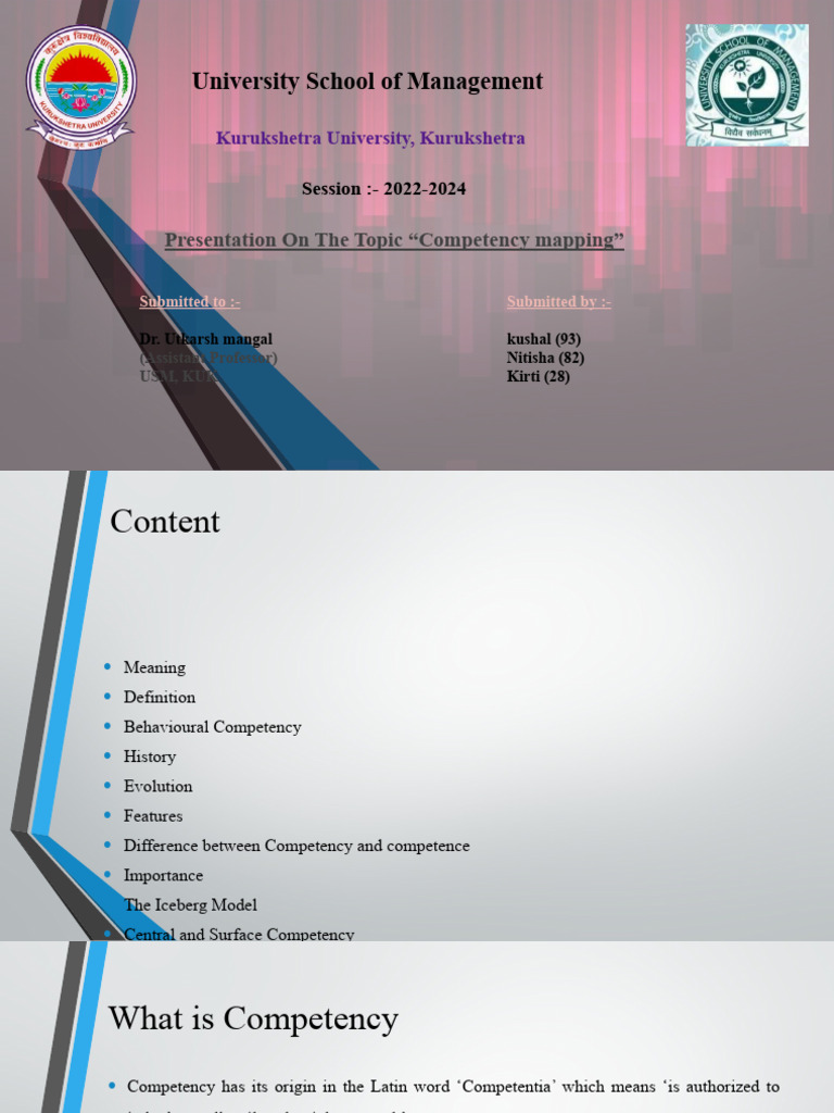 Competency Mapping 1 | PDF | Competence (Human Resources) | Skill