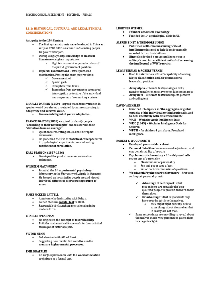 L1.1 - History, Cultural, and Legal Ethical Considerations | PDF