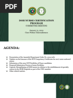 DOH Nurse Certification Program Primer | PDF | Nursing | Professional ...