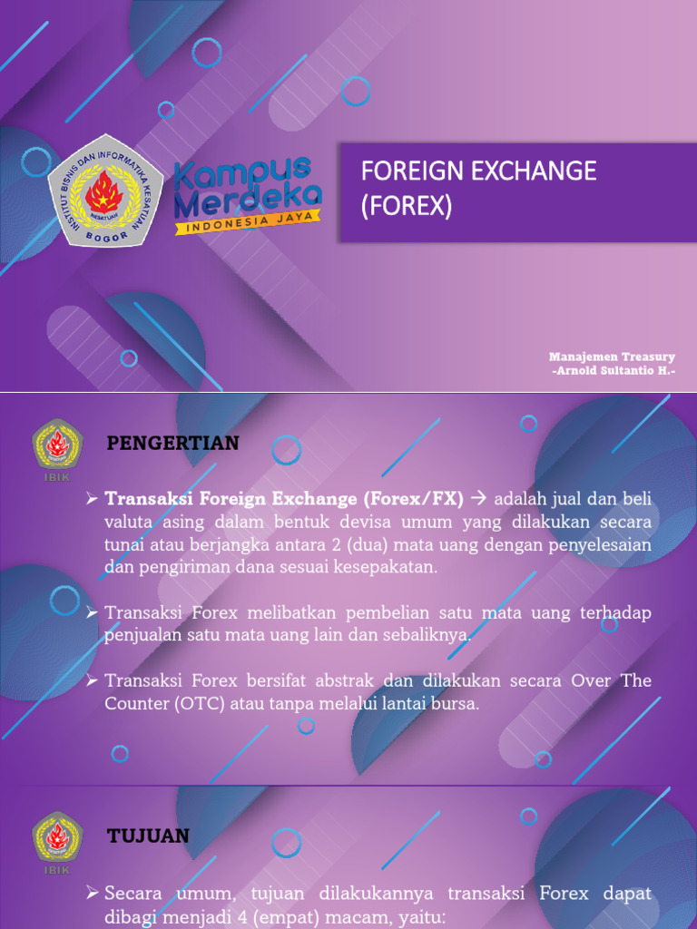 Panduan Lengkap Forex dan Treasury | PDF