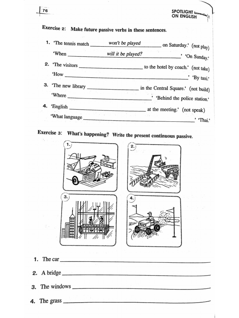Passive Voice 5 | PDF